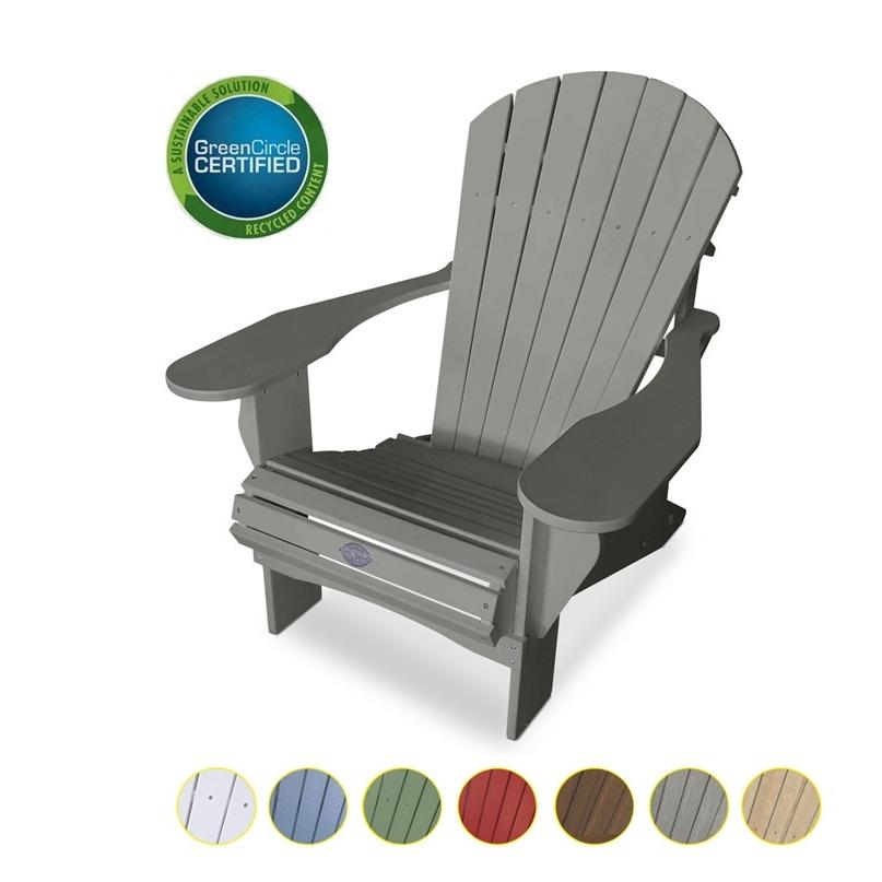 Adirondack stol MCC - Costal Grey - Westport Chair Company
